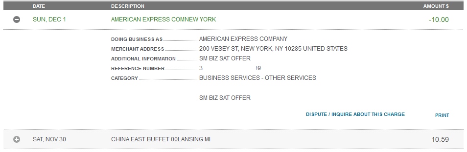 small biz sat credit - Eye of the Flyer