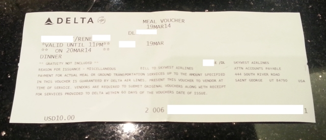 Maybe some good news, Delta food vouchers are coming back? - Eye of the ...