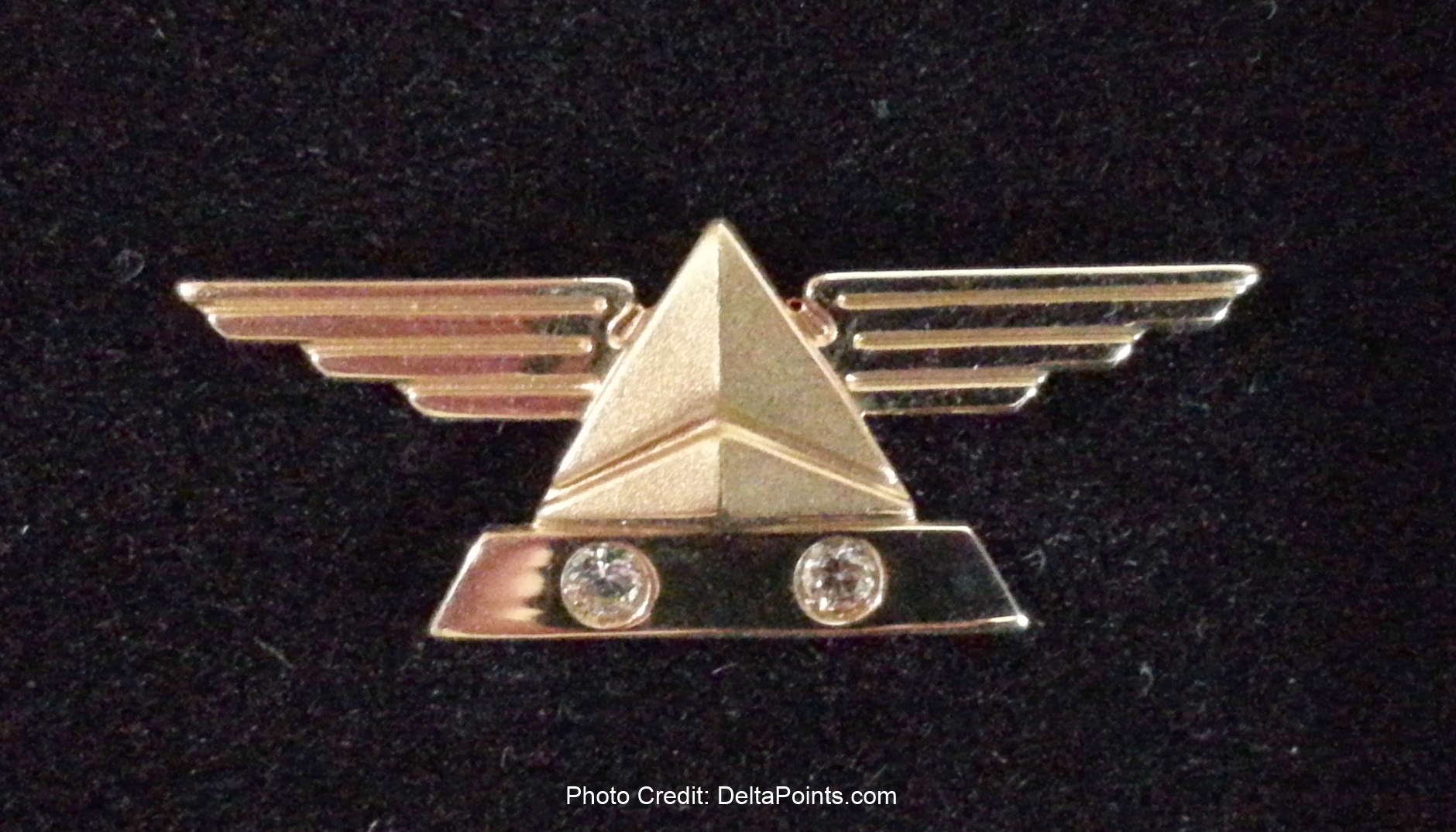 gold 40 year delta service pin with diamonds Delta Points Blog (1 ...