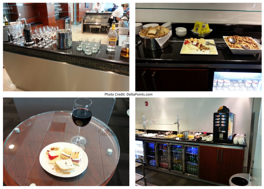 food choices in the MIA VIP lounge delta points blog - Eye of the Flyer