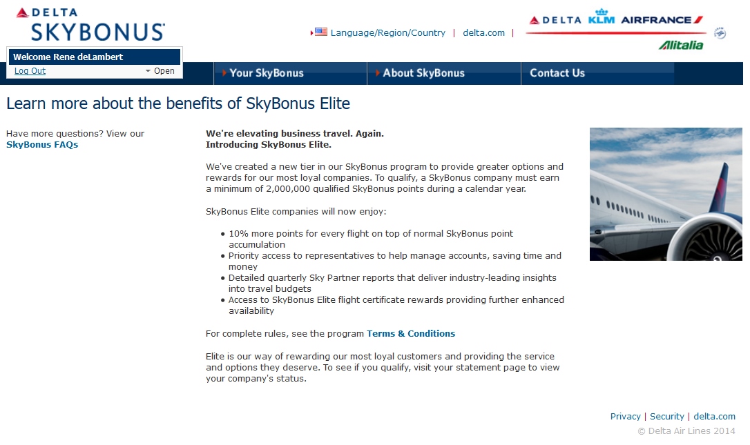 Sweeping changes coming to Delta Skybonus in 2016 - sole proprietors no ...