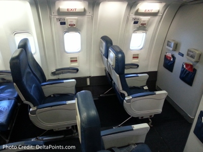 Delta 767-300 domestic coach exit row 26 seat 4 Delta points blog - Eye ...