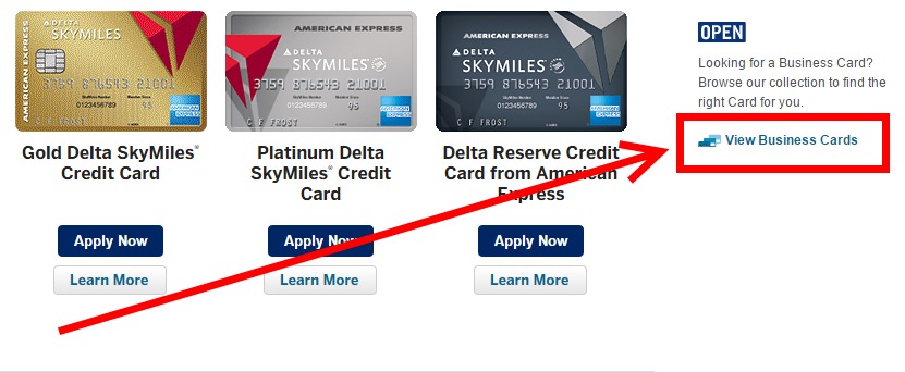 how to find delta business cards - Eye of the Flyer