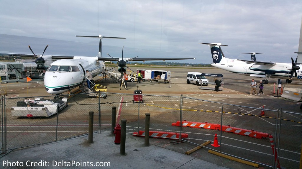 q400 prop jets in sea on EAT run delta points blog - Eye of the Flyer