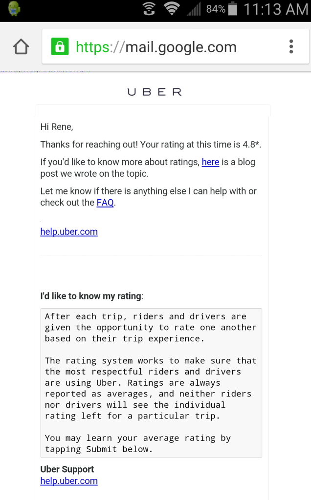 Do you know your RIDER UBER rating? Do you know how to find out? Does ...