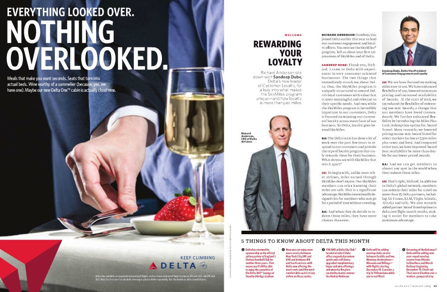 Have you seen the ridiculous farce in Delta's August Sky Magazines ...