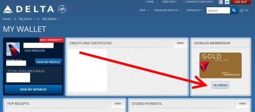 in the past you could re-order you delta skymiles membership card - Eye ...
