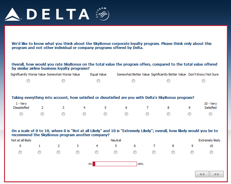 Delta SkyBonus is offering 10,000 [TARGETED] points for feedback. Now ...