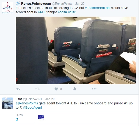 What really is the Delta rule on "upgrades" after boarding? Is there a ...