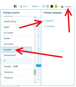 change to sweden then english for working zip code usa flying blue biz ...