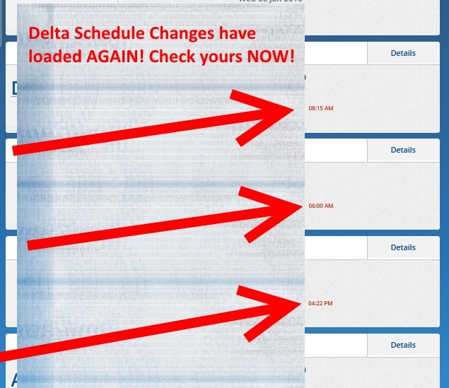 Delta schedule changes (again) + the "New" (old) DFW Dallas Delta Sky ...