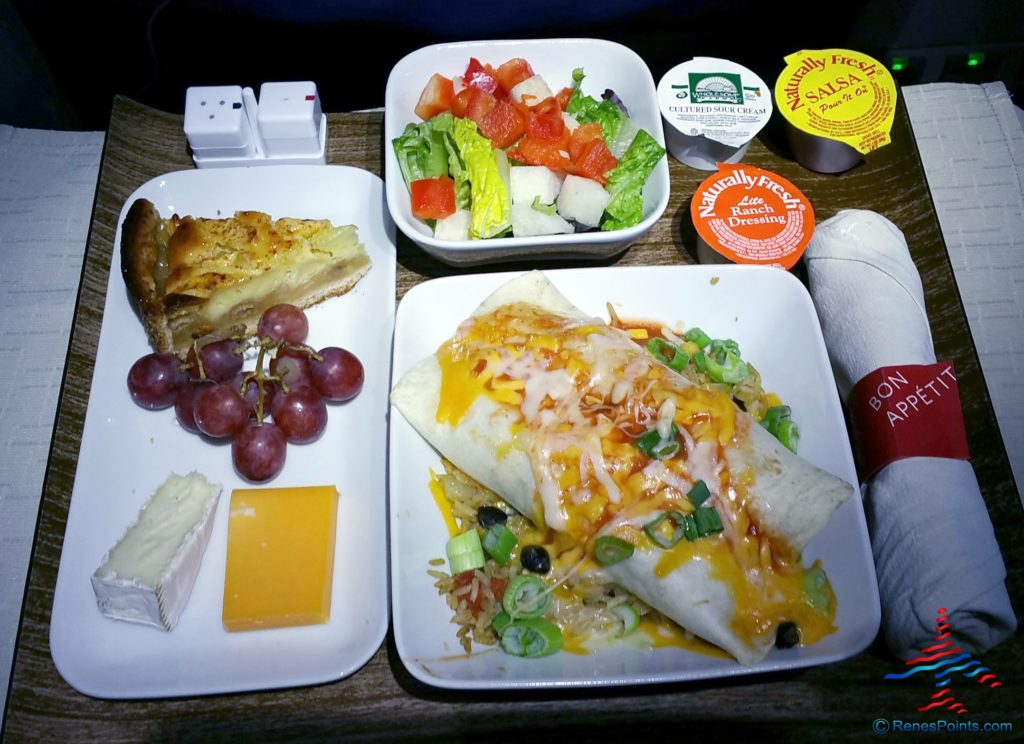 Delta First Class Chicken Burrito Dinner Review - A tasty choice! - Eye ...