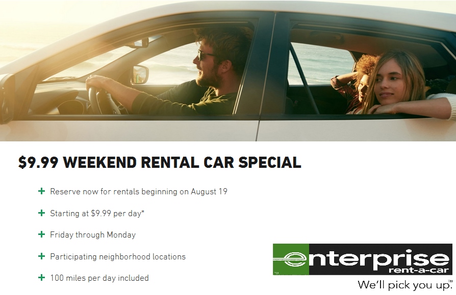 9-99-weekend-car-rentals-from-enterprise - Eye of the Flyer