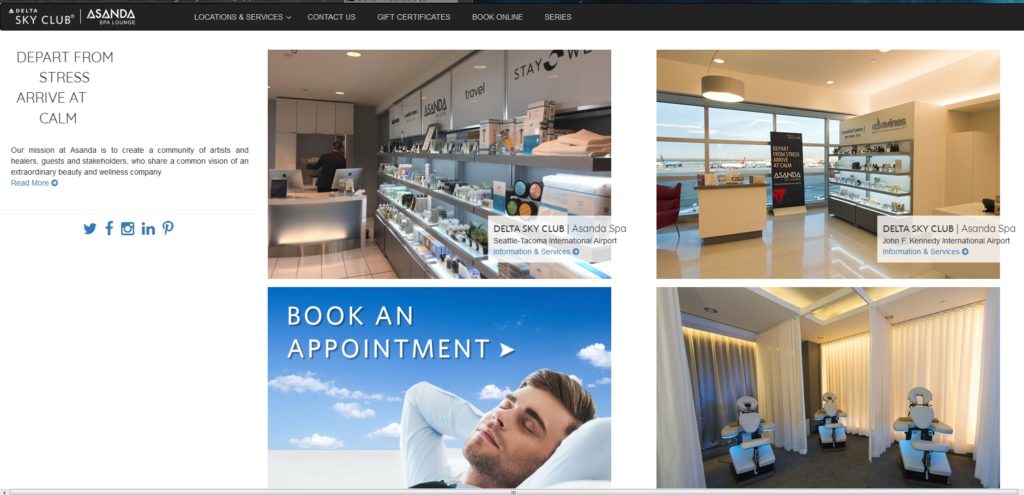 The new Delta Asanda Spa at the flagship Sky Club JFK review RenesPoints blog - Eye of the Flyer