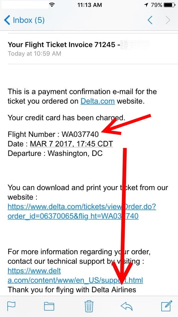 fake-delta-fishishing-email final - Eye of the Flyer
