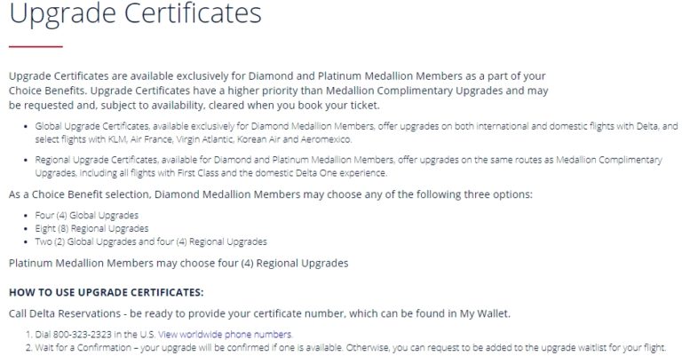 global upgrade cert rules on delta-com - Eye of the Flyer