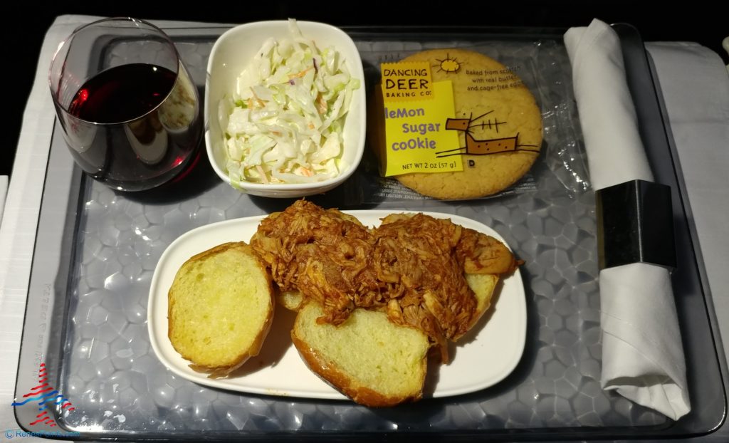 Review: The Delta Air Lines First Class BBQ Slider Lunch (out of Austin ...
