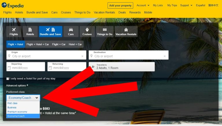 expedia flight search - Eye of the Flyer