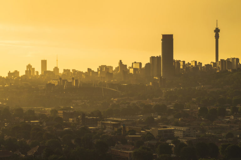 Johannesburg Golden Sunset - Eye of the Flyer