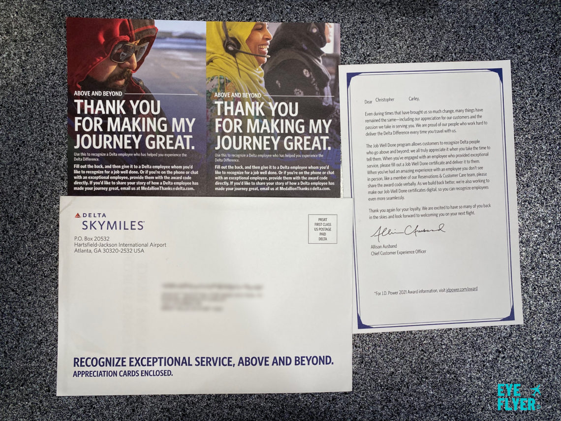 Delta-Job-Well-Done-Certificate-Packet - Eye of the Flyer