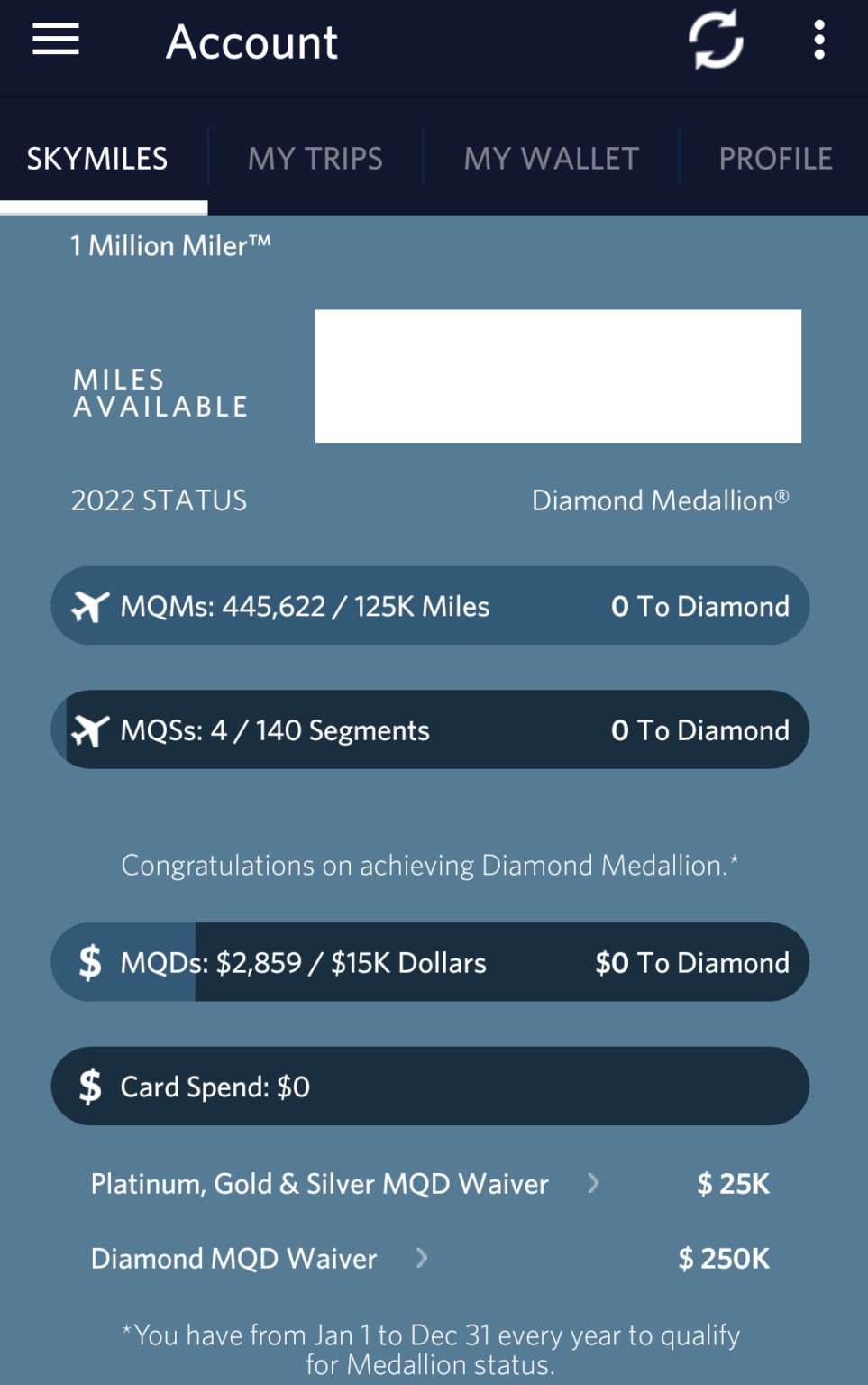 DEVELOPING: Delta Diamond Medallion Status EXTENDED Through January ...