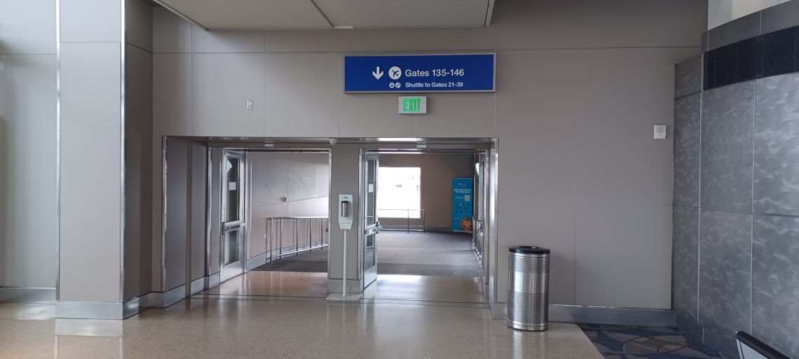 gate 135 near TBIT LAX Delta Shuttle bus pickup - Eye of the Flyer