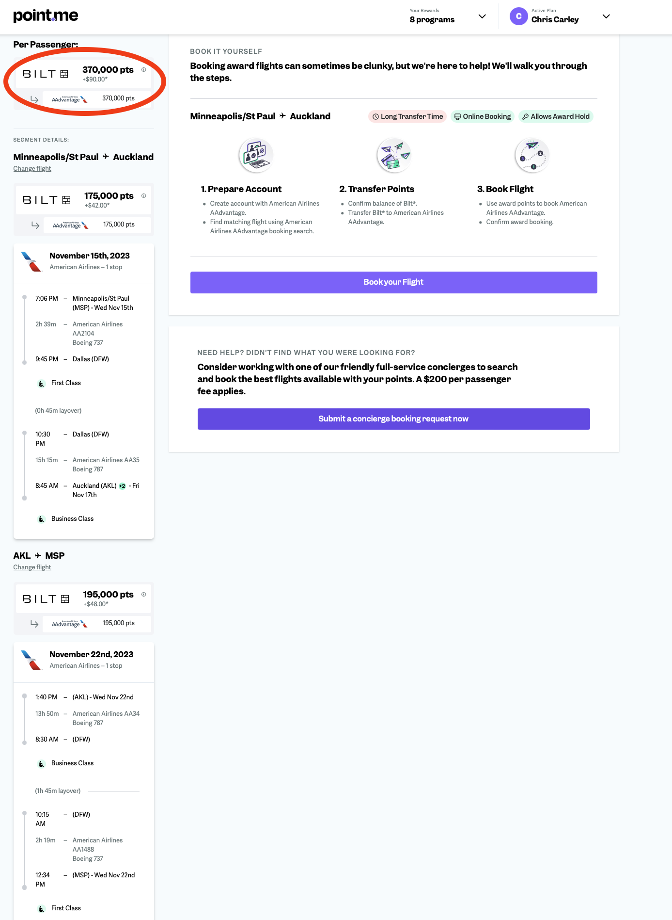 pointme-msp-akl-aa - Eye of the Flyer