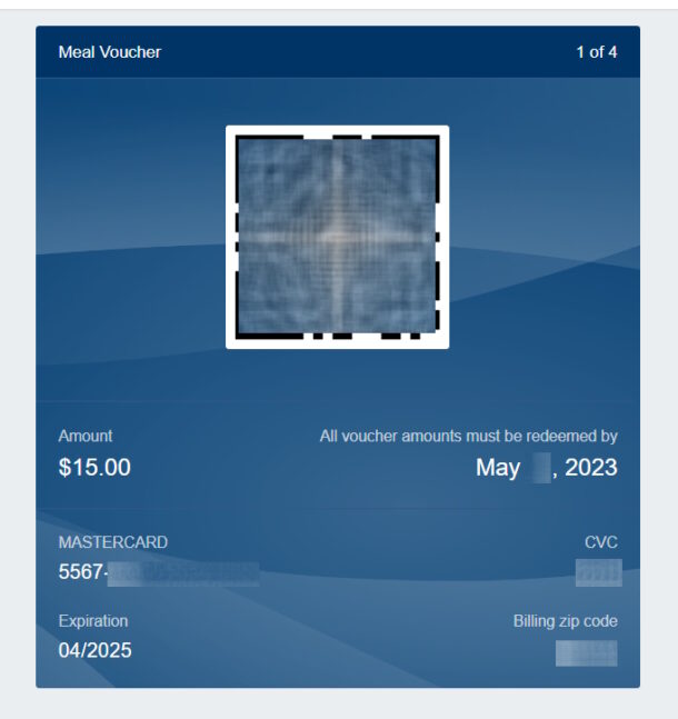 delta delay food voucher mastercard - Eye of the Flyer