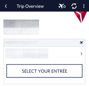 A Workaround For Broken Delta First Class Pre-Order Meal Selection in ...