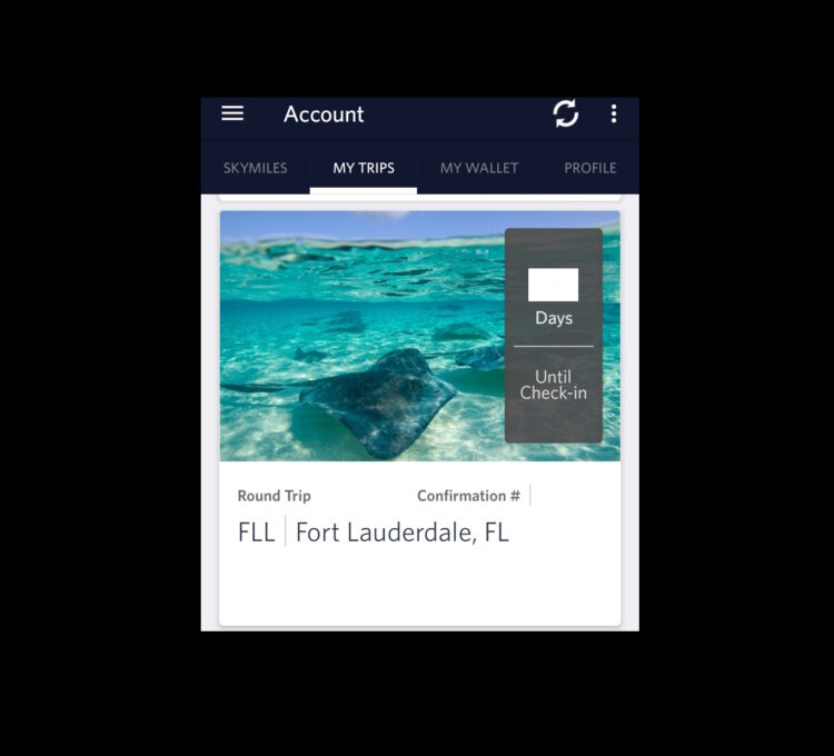 the look of the new fly delta app - Eye of the Flyer
