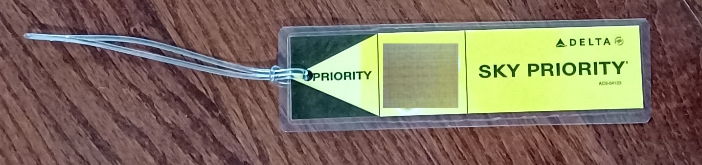 cheap delta sky priority tags single - Eye of the Flyer