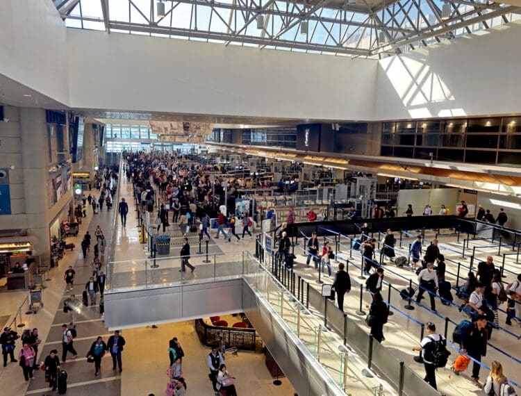 Delta-LAX-T3-TBIT-Departures-Security - Eye of the Flyer