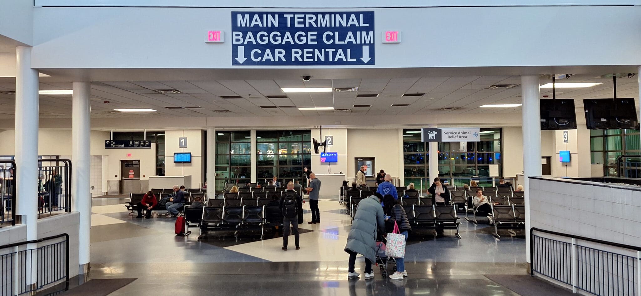 delta gate in SBN South Bend Airport - Eye of the Flyer