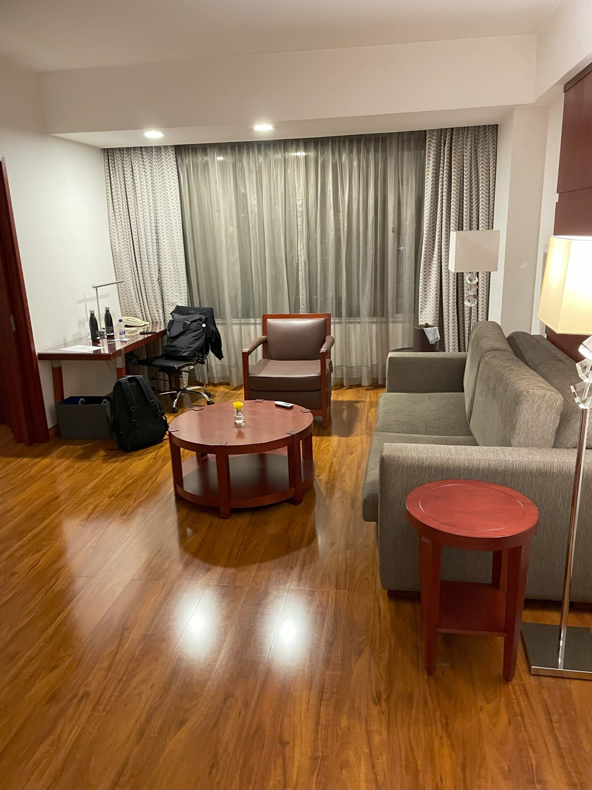 JW Marriott Quito Suite Sitting Room and Desk - Eye of the Flyer