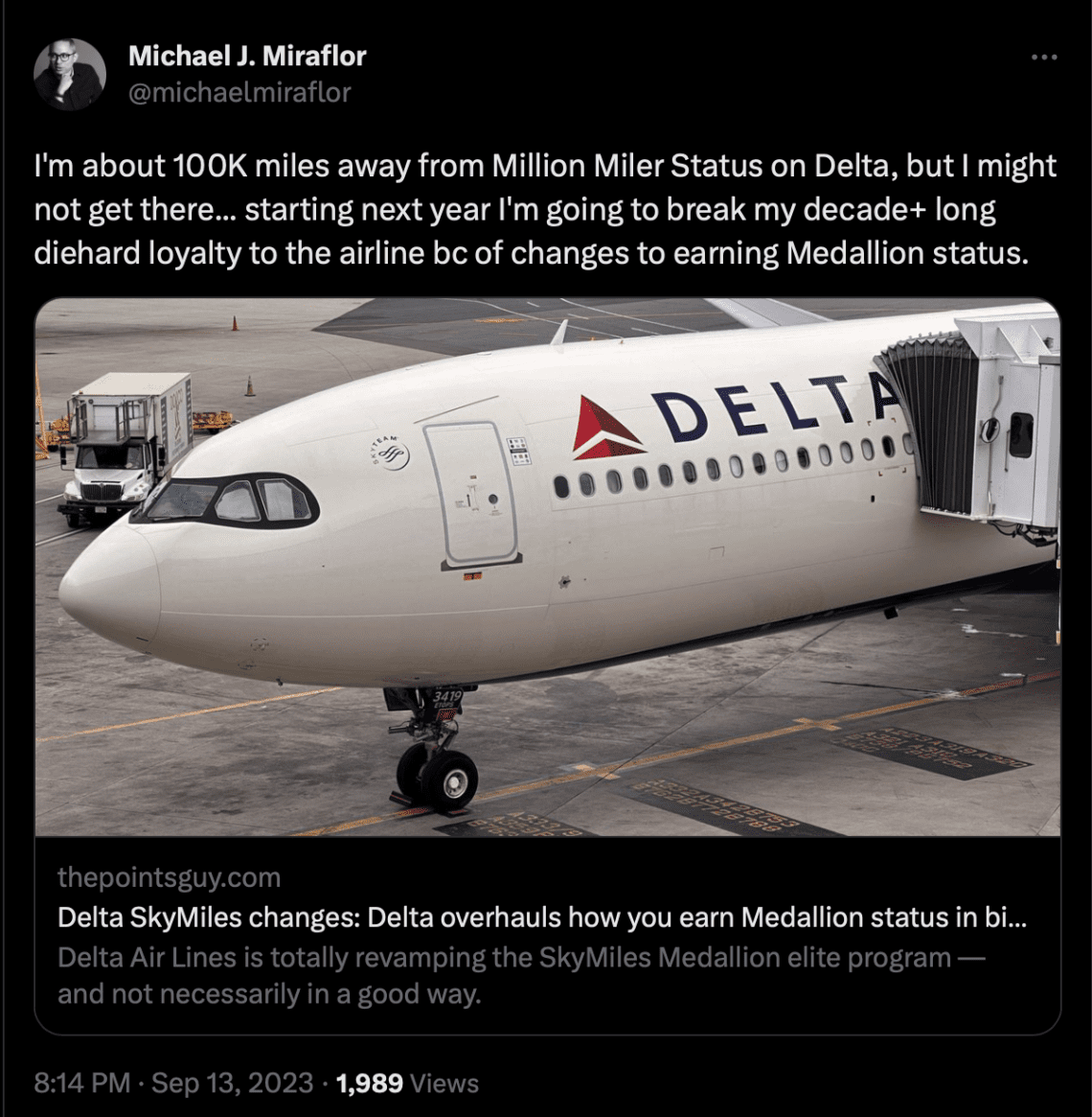 Will Delta Backtrack on Their Medallion® Program Changes? - Eye of the ...