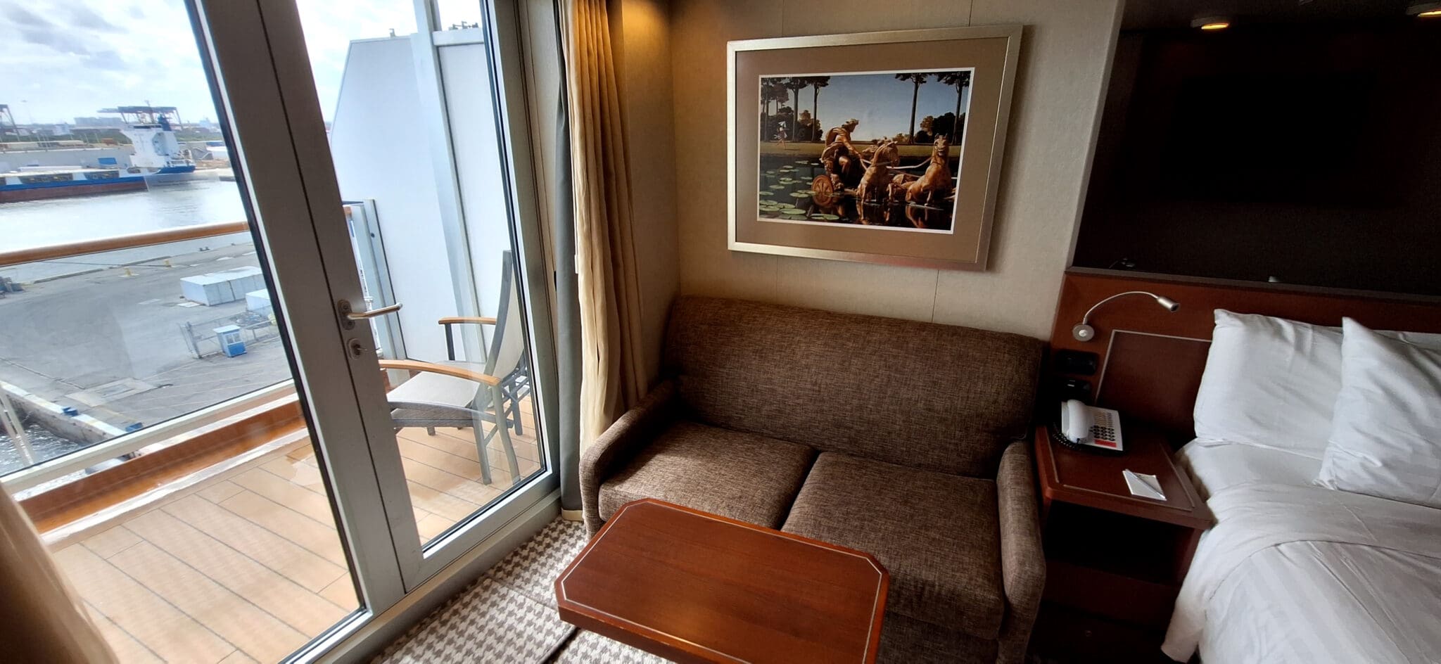 Cabin 6168 Aft Balcony Holland America Eurodam HAL Review 2024 (5 ...