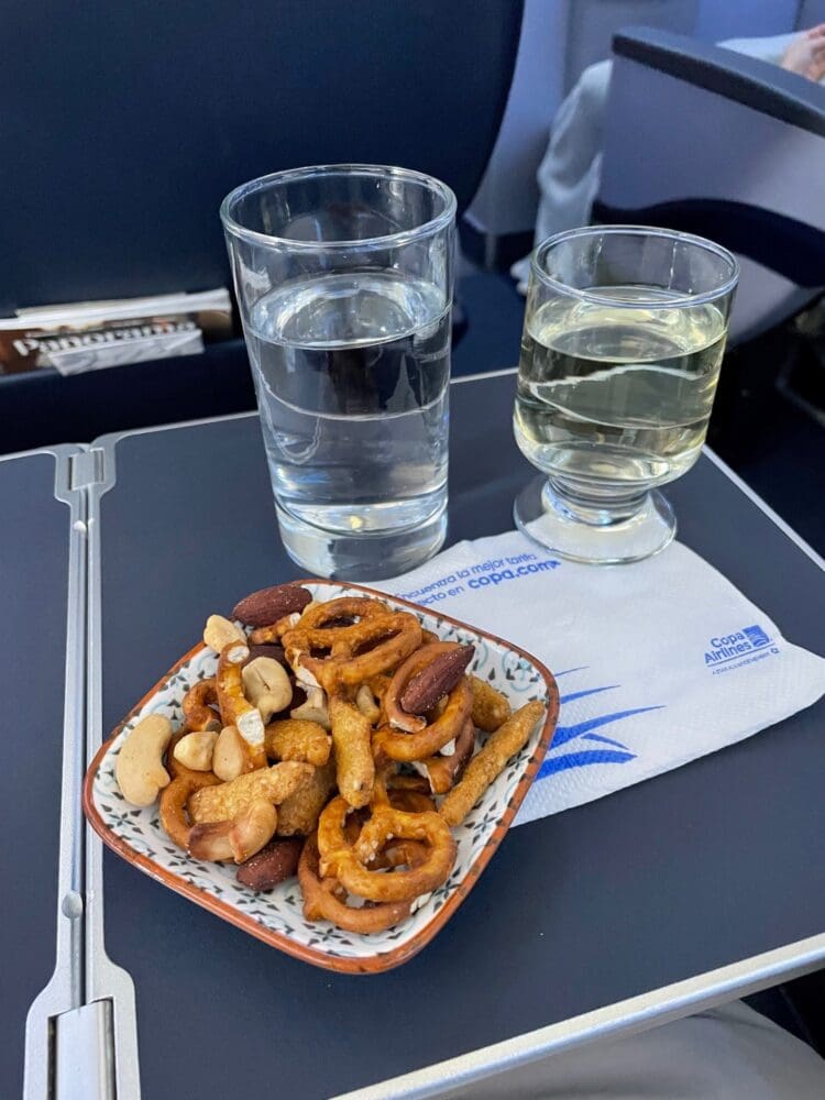 Copa Airlines Pre Meal Snack and Beverages - Eye of the Flyer