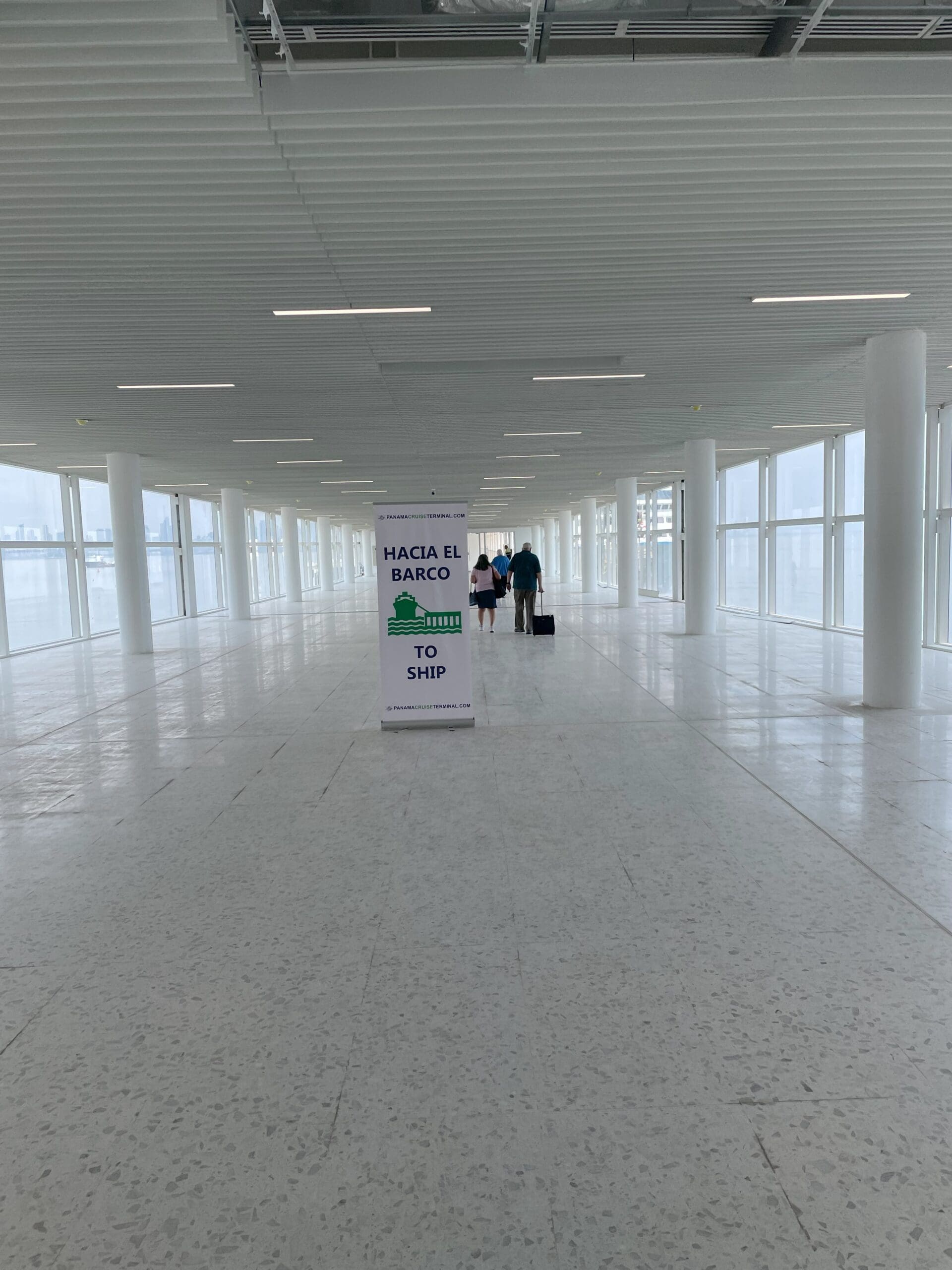 Panama Cruise Terminal Bridge to Ship - Eye of the Flyer