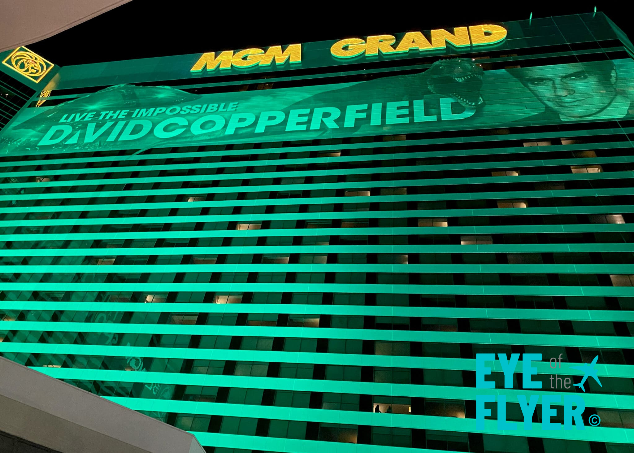 MGM-grand-facade-david-copperfield - Eye of the Flyer