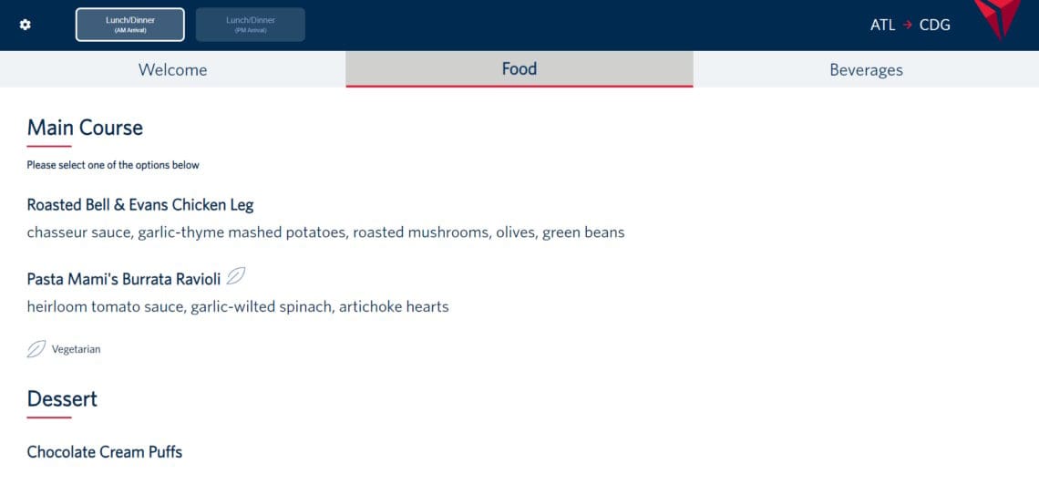 How to Find Out What Meal Will be Served on Your Delta Air Lines Flight ...