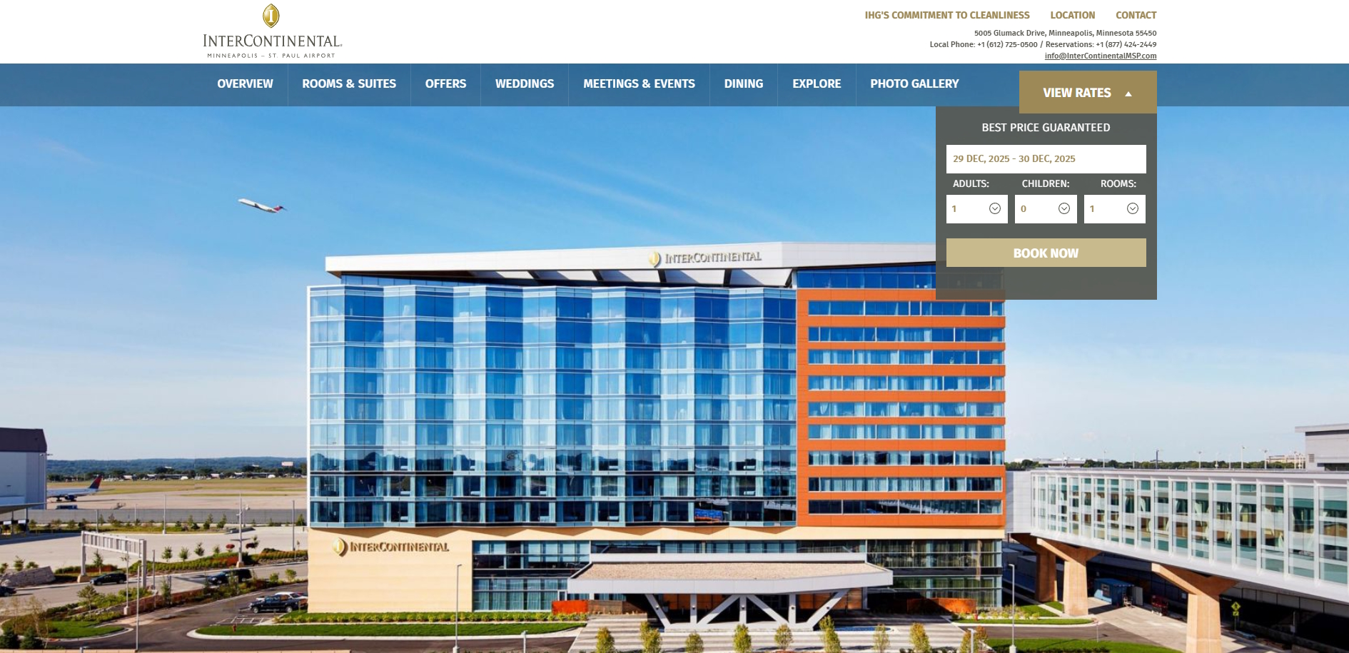 intercontinental msp website - Eye of the Flyer