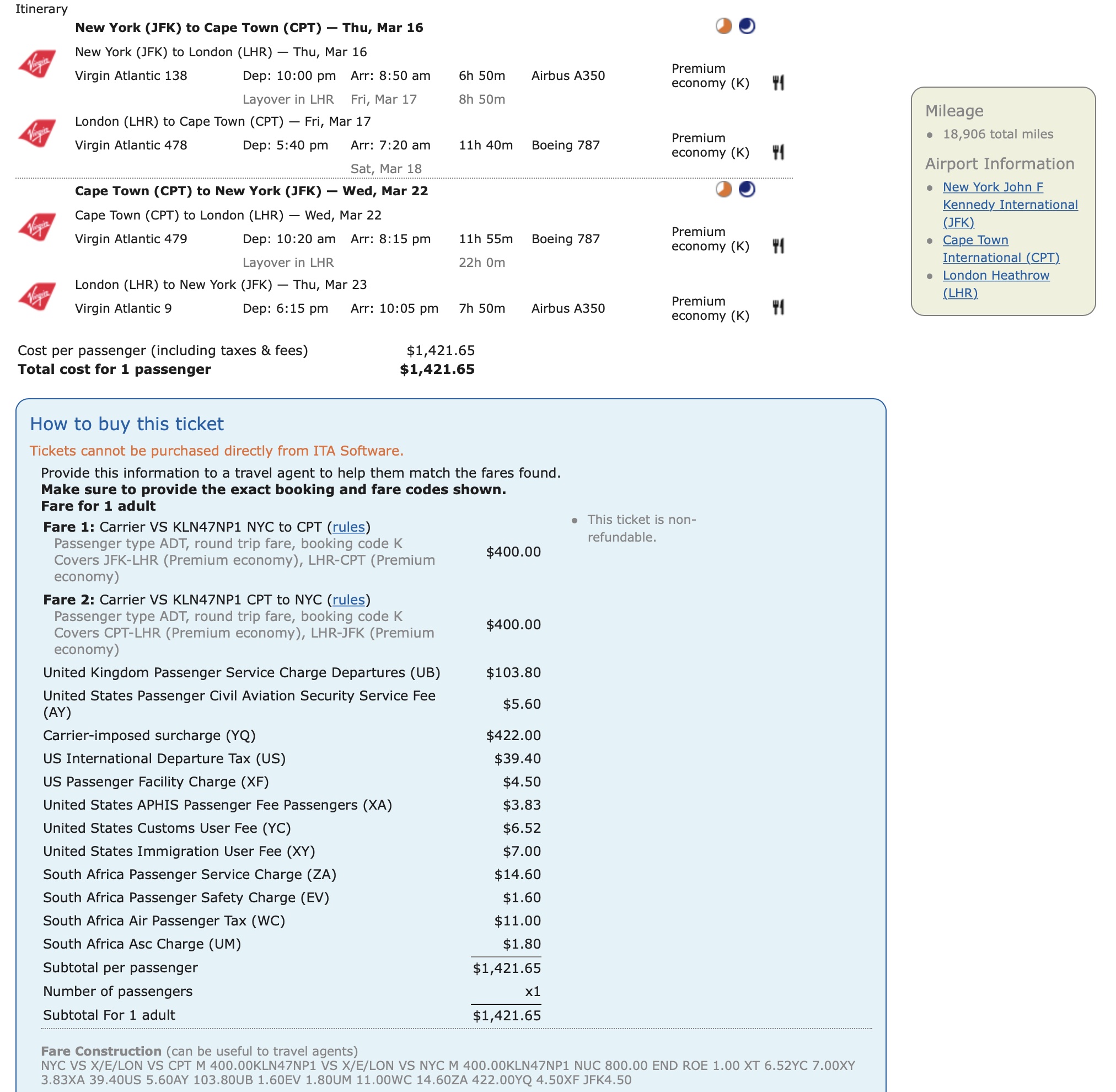 JFK-Cape-Town-Mileage-Run-March-2023 - Eye of the Flyer